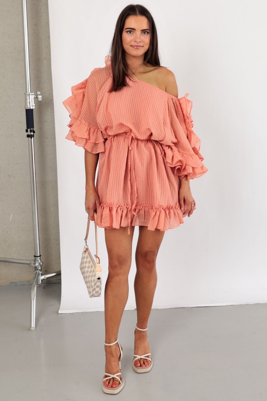 Cosmo Dress - Coral – MVE BOUTIQUE